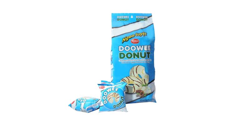 Rebisco Doowee White Choco-Dipped Donut 30g x 12Pcs | Shop.com.mm