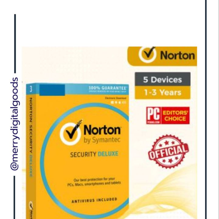 Norton Security Deluxe Original Antivirus Latest Version 5 Device 1 to ...