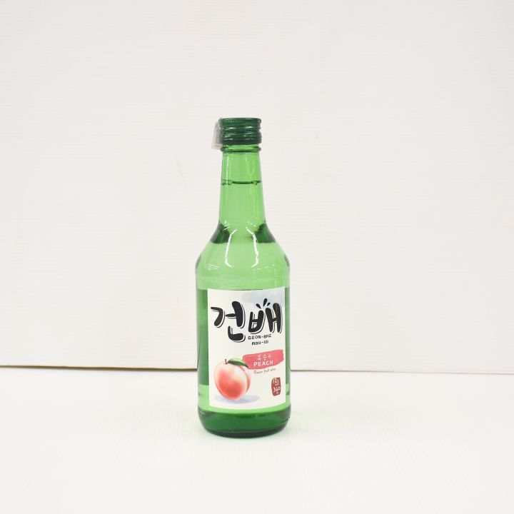 Geonbae Soju Alc 12% 360ml (Peach) | Shop.com.mm
