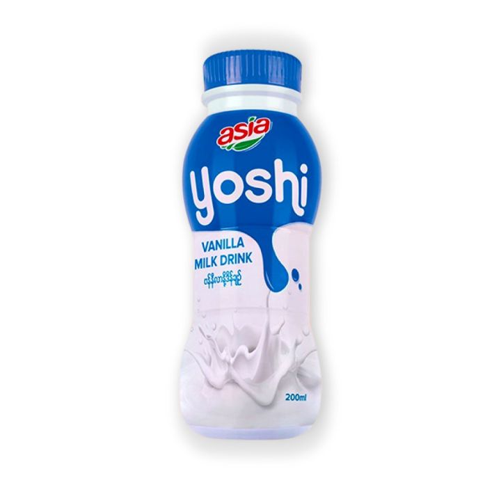 Asia Yoshi Vanilla Milk Drink 200ml | Shop.com.mm