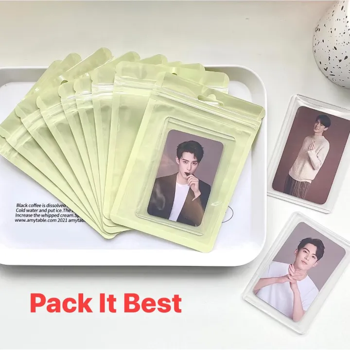 Multi-colored zip lock envelopes, size 10.5 x 15 cm, 6 colors to choose ...