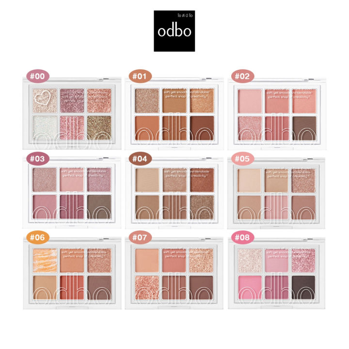 odbo Signature Eyeshadow Palette | Shop.com.mm