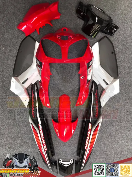 (Preorder) YAMAHA NOUVO MX paint set, red-black, imitation paint, 2K ...