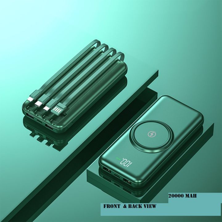 Power Bank ( 2000 mAh) with Built-in 4 Lines ( iphone, micro USB, Type ...