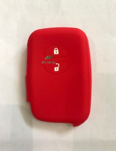 Toyota Vitz Wish Ractis Car Smart Key Remote Silicon Cover (Red) | Shop ...