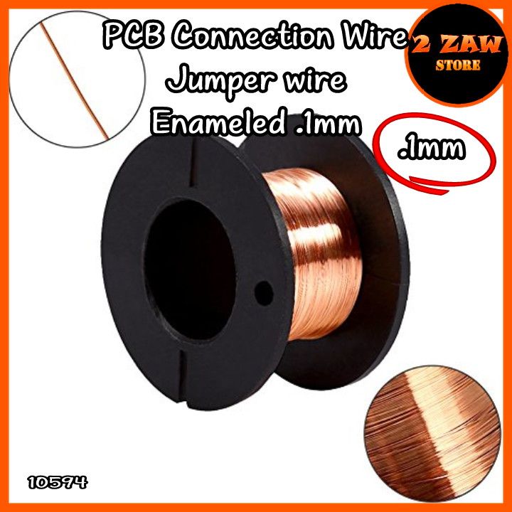 PCB Connection / Jumper wire Enameled .1mm | Shop.com.mm