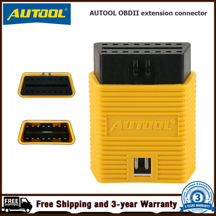(Preorder)AUTOOL Car OBD2 16Pin Connector Extension Adapter(Compatible ...