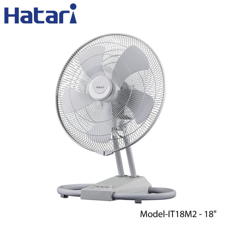 Hatari HC-IT18M2Industrial Table Fan (18") - Grey | Shop.com.mm