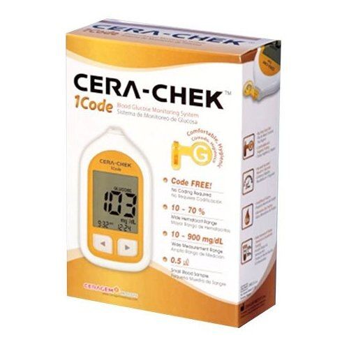 Cera-Chek 1Code Blood Glucose Monitor Device | Shop.com.mm