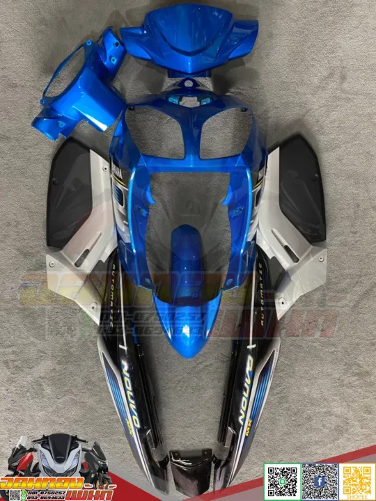 (Preorder) YAMAHA NOUVO MX paint set, blue-black, imitation paint, 2K ...