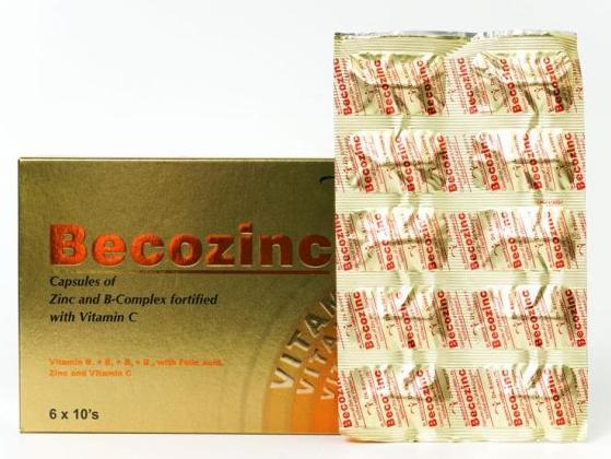 Becozinc 1Strip-10Capsules | Shop.com.mm