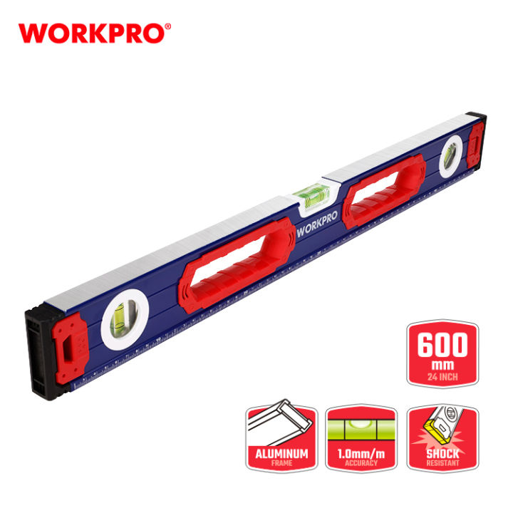 (Preorder) WORKPRO Aluminum spirit level with magnet, Torpedo spirit ...