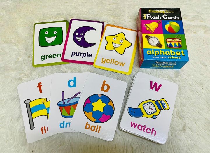 Cosy kids Mini flash cards alphabet lower case and colors | Shop.com.mm