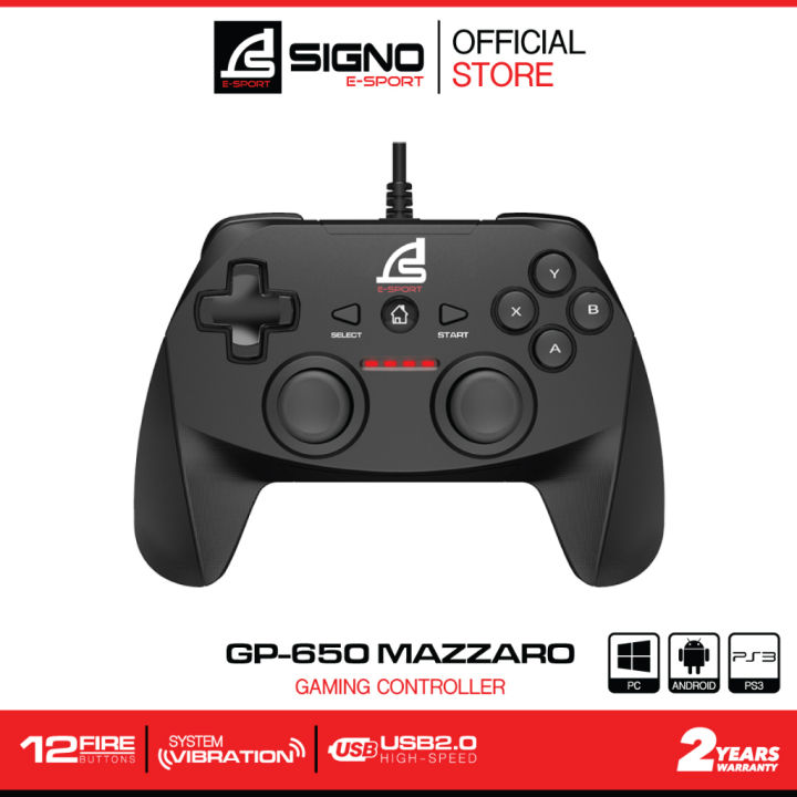 (Preorder) SIGNO E-Sport Gaming Controller Model MAZZARO GP-650 (Game ...