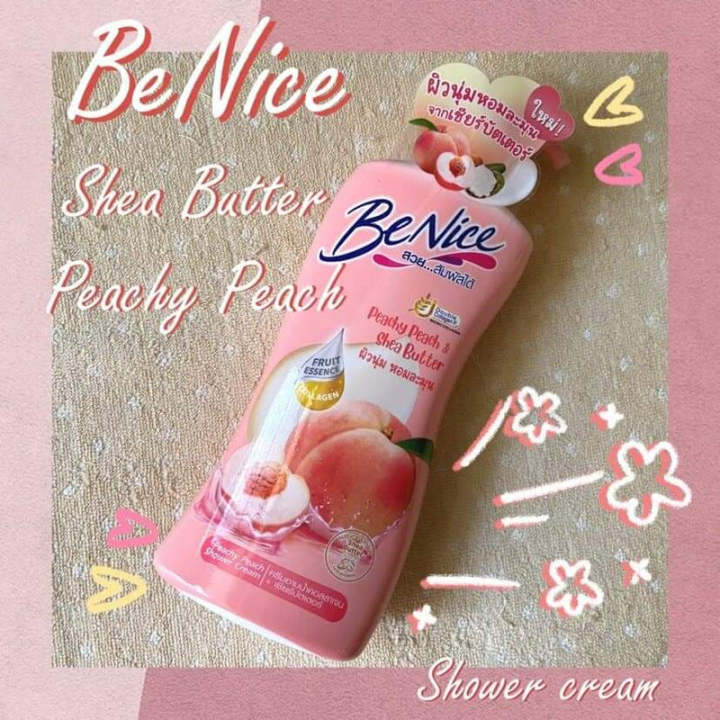 Benice Peachy Peach Shower Cream 400ml | Shop.com.mm