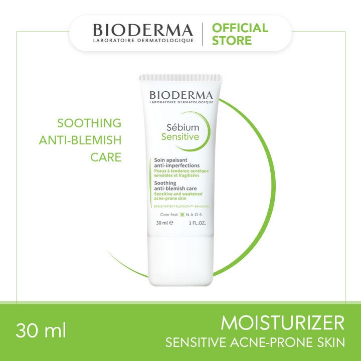 Bioderma_Sebium Sensitive Soothing Acne Moisturizer (Acne-Prone Skin ...