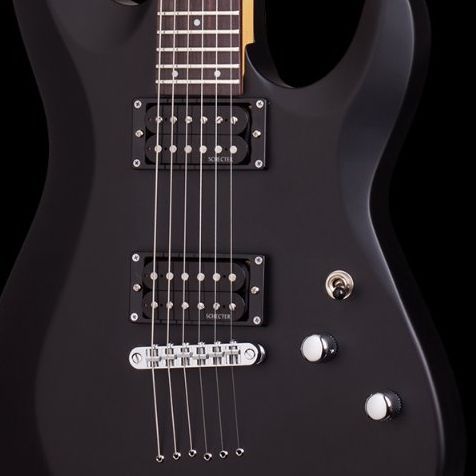 Schecter C-6 DELUX (SBK) Electric Guitar 6 Strings [ Tike Na Lone ...