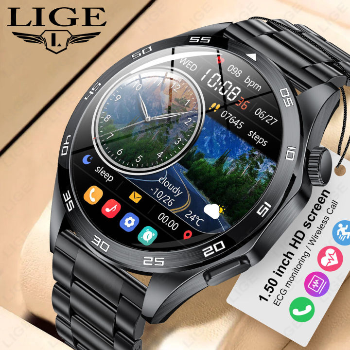 (Preorder) LIGE IP67 Waterproof Smart Watch Full Touch Screen Sports ...