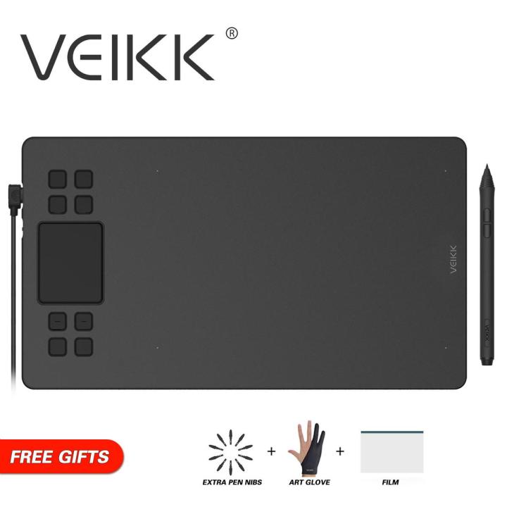 VEIKK Creator A50 Drawing Tablet 10x6 Inch Graphics Tablet with Battery ...