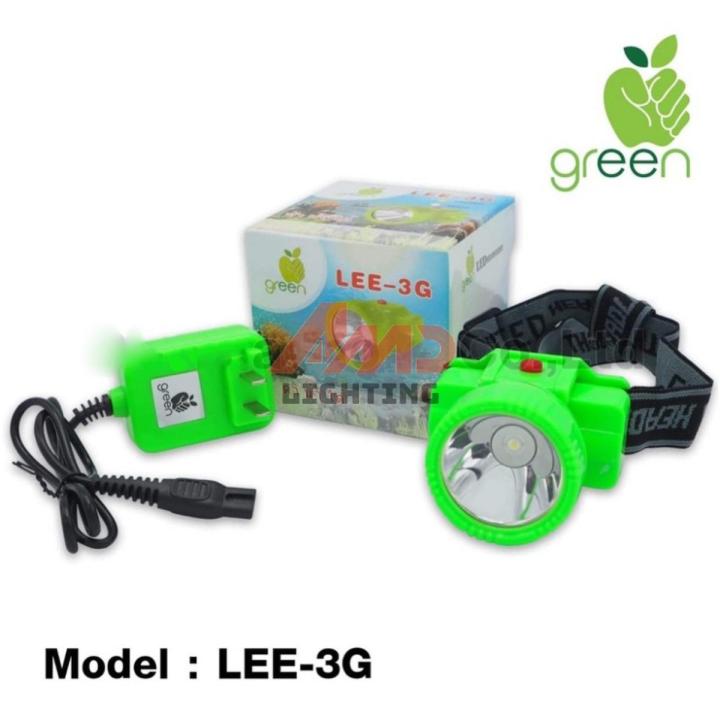 Applegreen LEE-3G Headlight ဓာတ်မီး ရေငုပ်နိုင်သောရေလုံခေါင်းမီး torchlight (Made In Thailand ...