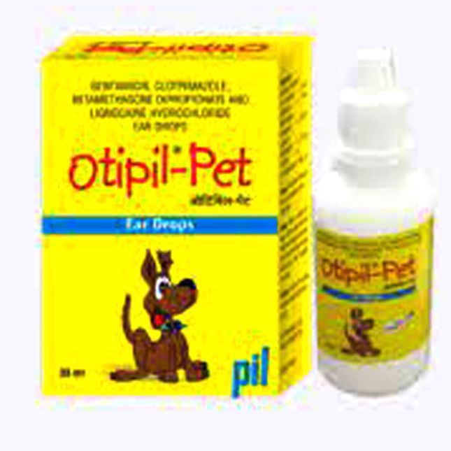 Otipil-Pet Ear Drops/ ခွေး / ကြောင်နားသန့်ဆေးရည် (30ml) | Shop.com.mm