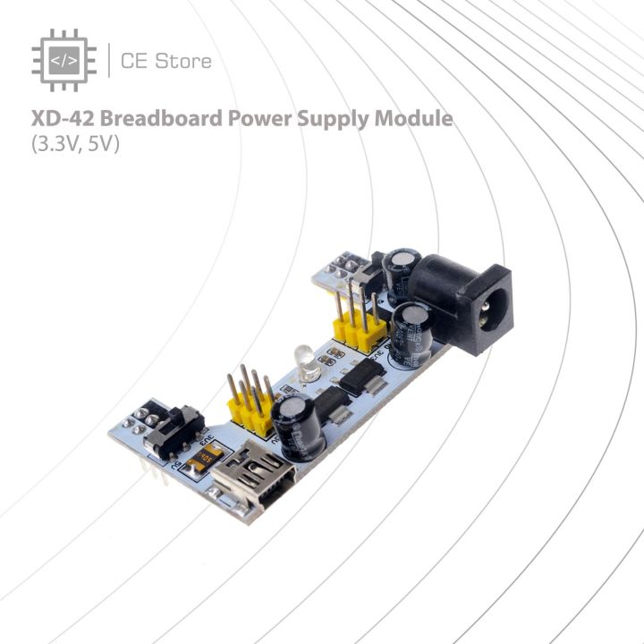 XD-42 Breadboard Power Supply Module (3.3V, 5V) CE Store | Shop.com.mm