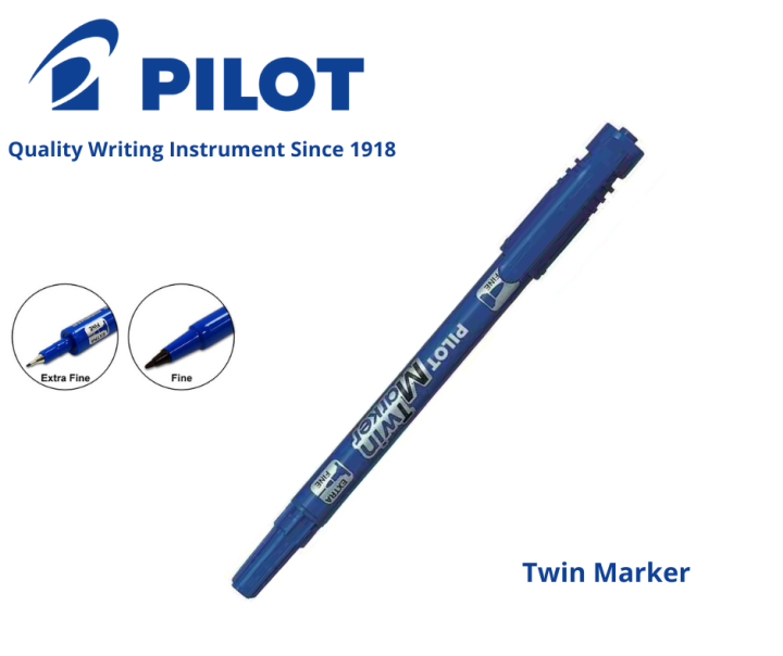 Pilot Twin Marker TM (Blue) | Shop.com.mm