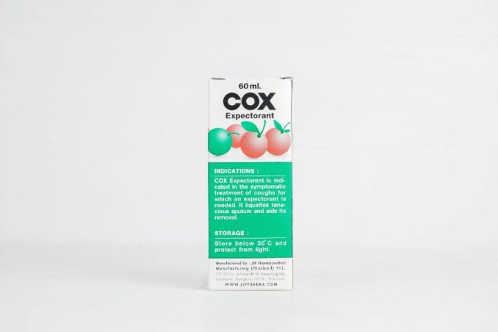 COX Expectorant 60ml by Wellington Pharmacy | Shop.com.mm