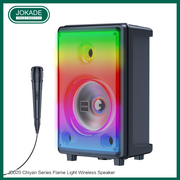 JOKADE JD020 CHIYAN flame light Bluetooth speaker | Shop.com.mm