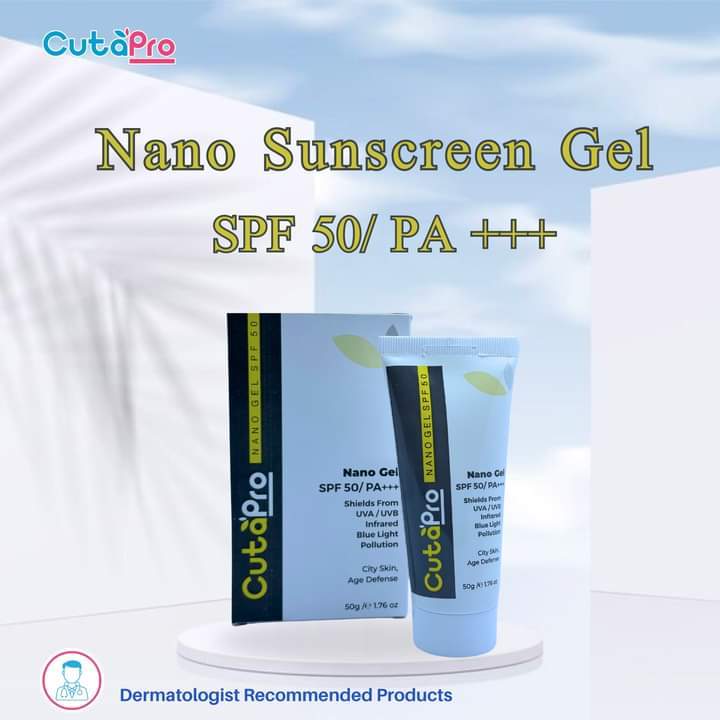 CutaPro NANO Suncream Gel SPF 50 PA+++ | Shop.com.mm