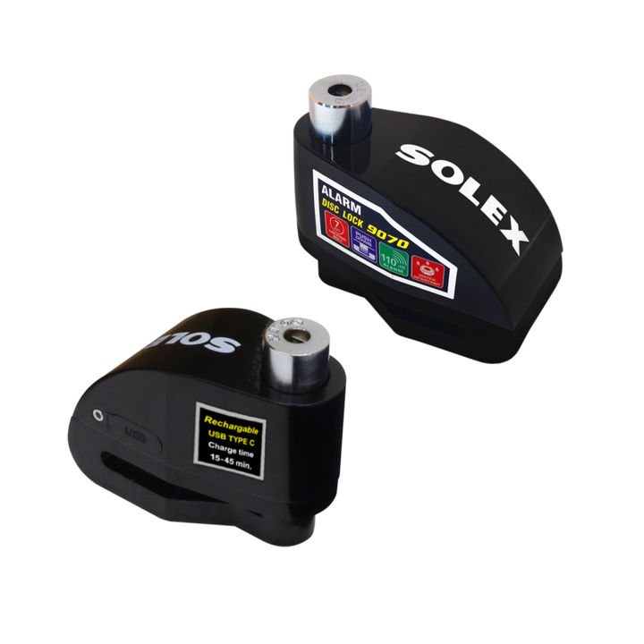 (Preorder) SOLEX Motorcycle disc lock No.9070C, battery charging model ...