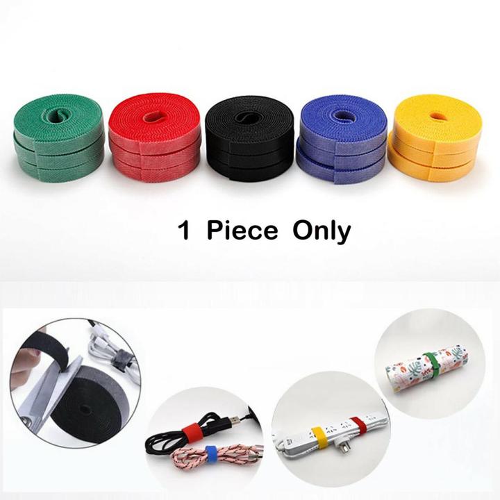 Velcro Cable Organizer 1.5m Long, 1.5cm Width, Reusable Hook & Loop ...