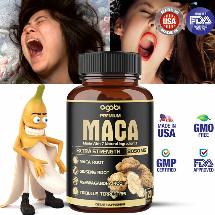 (Preorder)Maca Root, Ginseng, Tribulus, Ashwagandha ( 120cps ...