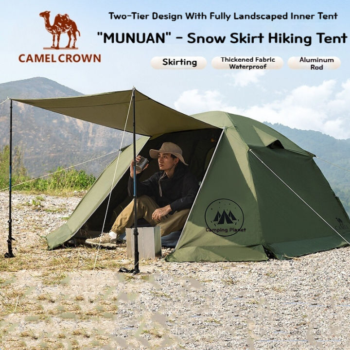 (Preorder) CamelCrown Professional Outdoor Climbing Hiking Tent, Three ...