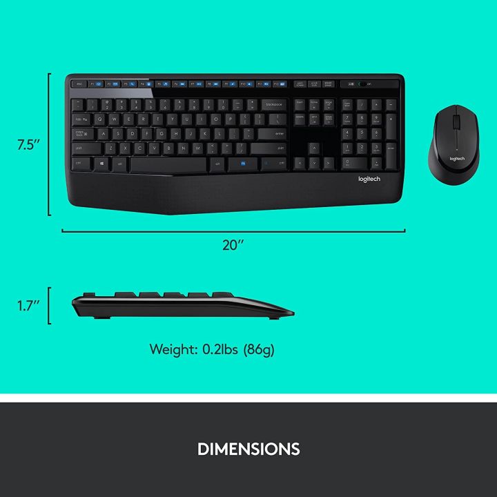 MK345 COMFORT WIRELESS KEYBOARD AND MOUSE COMBO | Shop.com.mm