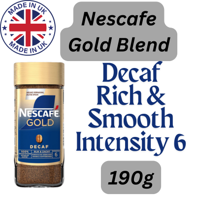 NESCAFE DECAF RICH & SMOOTH INTENSITY 6 (190 g) UK | Shop.com.mm