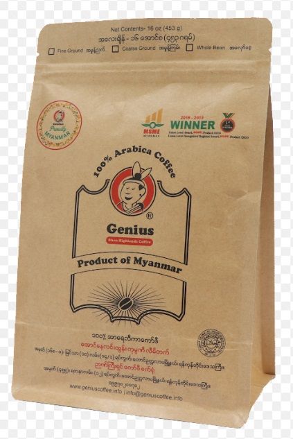 Genius Coarse Ground Coffee 453g | Shop.com.mm