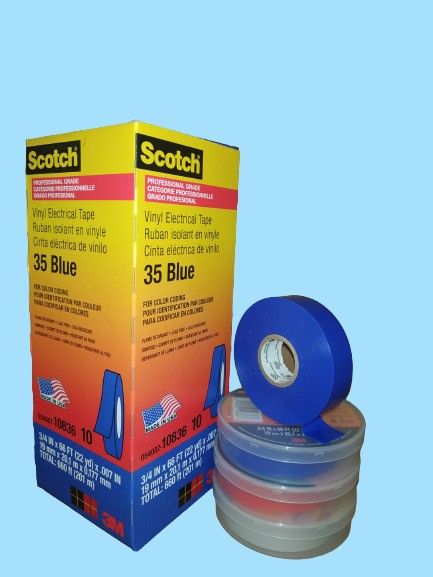 3M Scotch 35 Vinyl Professional Grade Tape - Blue | Shop.com.mm