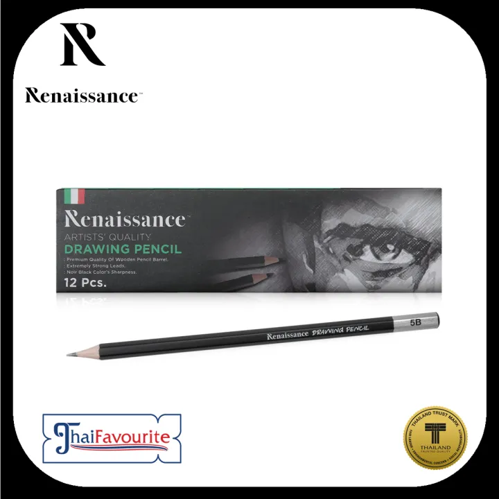 RENAISSANCE DRAWING PENCIL 5B (12PCS/BOX) | Shop.com.mm