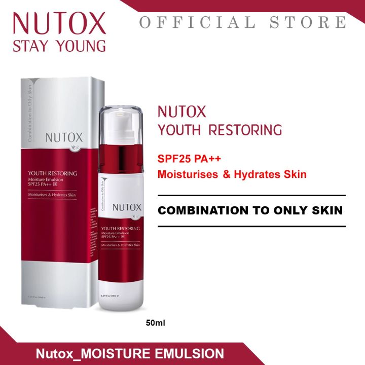 Nutox_Moisture Emulsion SPF25 (50ml) | Shop.com.mm