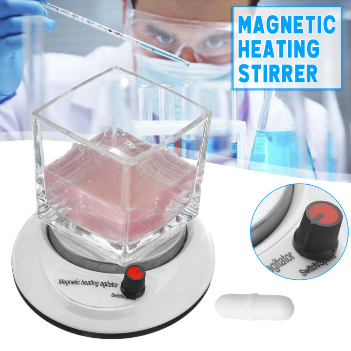 Mini Magnetic Heating Agitator Stirrer Hotplate Stirrering Machine With ...