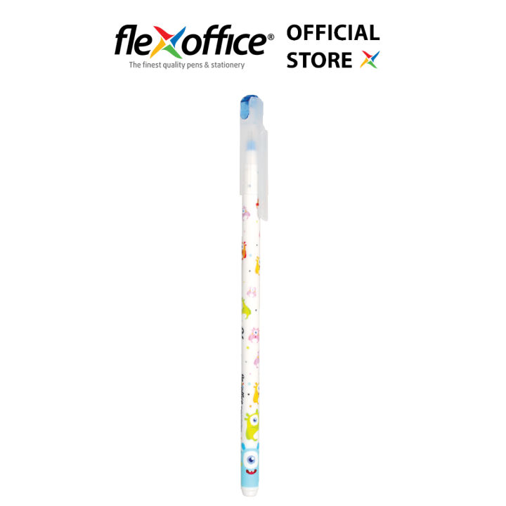 FlexOffice Monstar Pen FO-047 - Blue Ink - 0.6mm - Made In Vietnam | Shop.com.mm