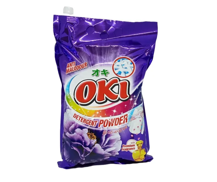 OKI Detergent Powder with Premium Fragrance -1200g -1 Pcs ( မှိုနံ့ကင ...