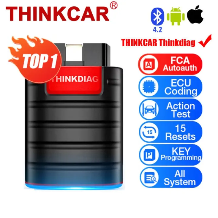 (Preorder)【Hot Version】THINKCAR Thinkdiag Full System All Car 16 Reset ...