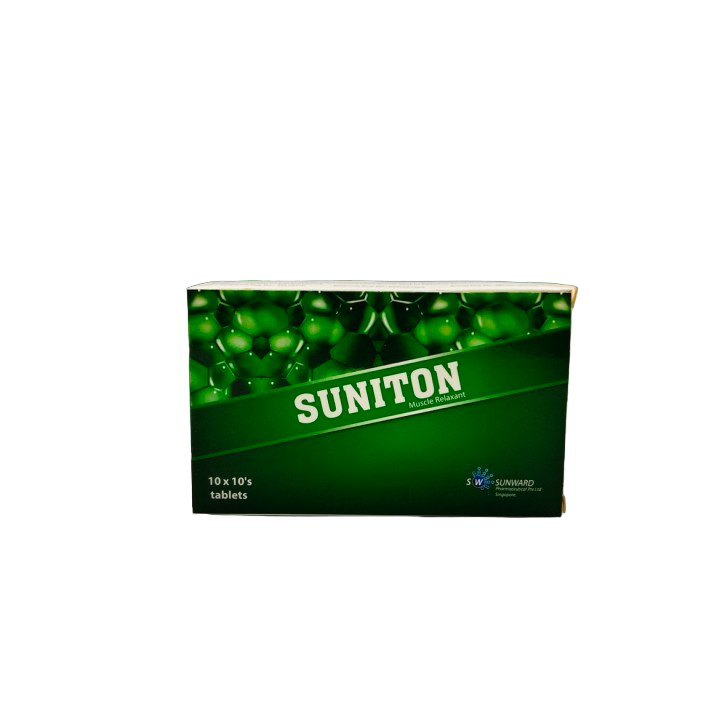 Suniton (1x10's)Paracetamol 450mg, Orphenadrine Citrate 35mg | Shop.com.mm