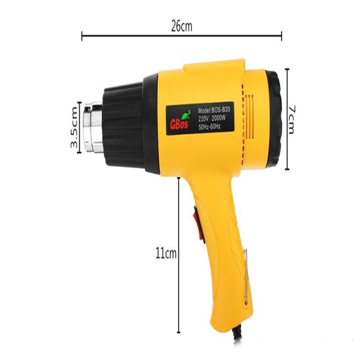 GBos BOS-B20 2000W Electric Hot Air Heat Machine | Shop.com.mm