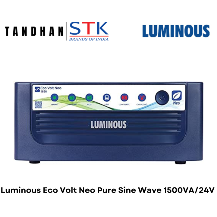 Luminous Eco Volt Neo 1650 Pure Sine Wave 1500VA/24V Inverter | Shop.com.mm