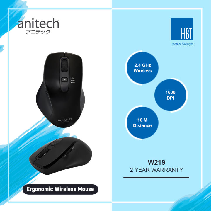 Anitech W219 Wireless Optical Mouse | Shop.com.mm