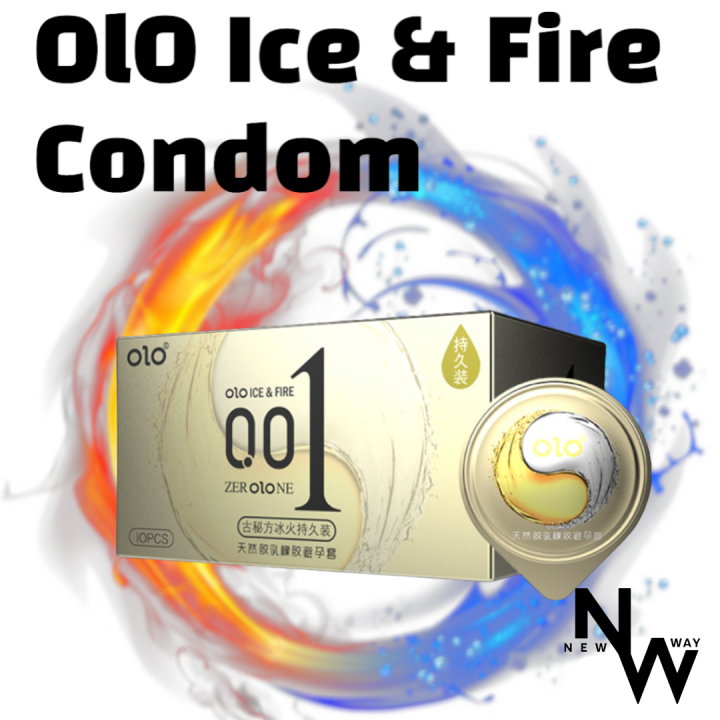 OlO Ice & Fire Ultra Delay Condom | Shop.com.mm