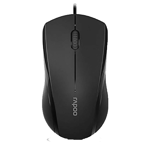 Rapoo N1200 Silent Wired Optical Mouse | Shop.com.mm